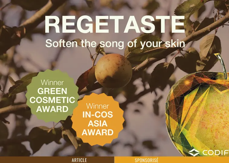 Regetaste, le nouvel ingrédient actif upcyclé qui fait chanter votre ...