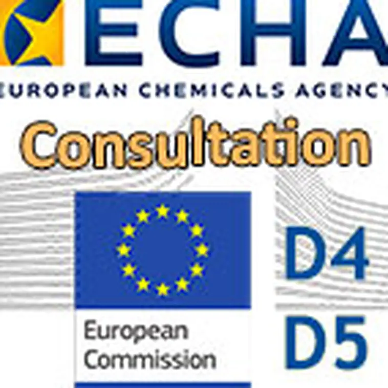 D4/D5: Consultation by ECHA - CosmeticOBS-L'Observatoire des Cosmétiques - ECHA