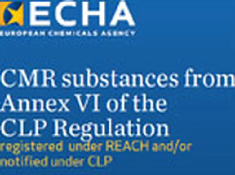 ECHA publishes a first list of CMR substances - CosmeticOBS-L'Observatoire des Cosmétiques ...