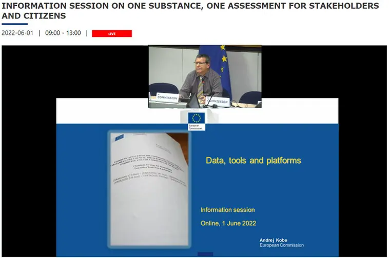 "1 substance, 1 assessment": the common data platform on chemicals ...