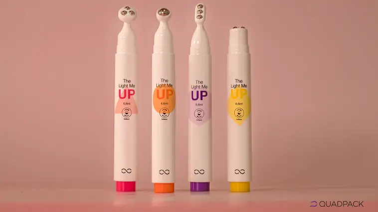 Quadpack lance un stylo airless rechargeable - Écoresponsabilité