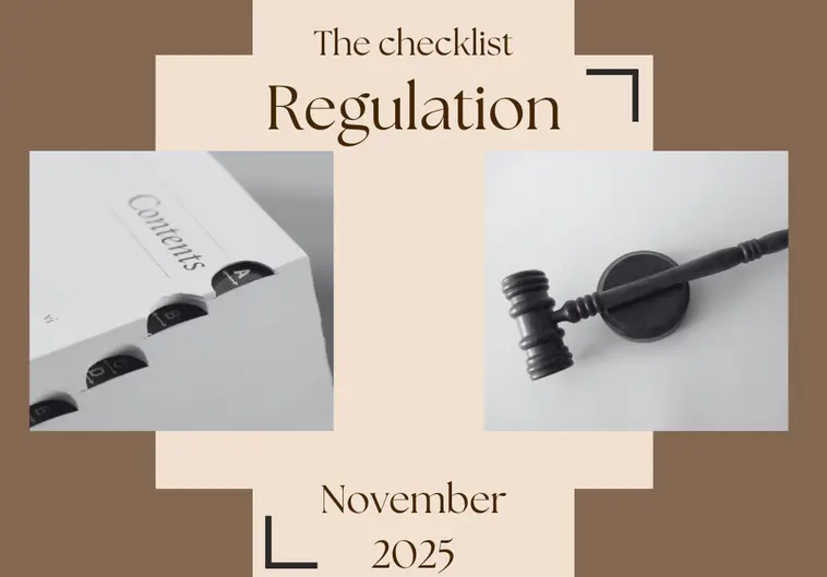 The Regulation Checklist - November 2025 - The checklists