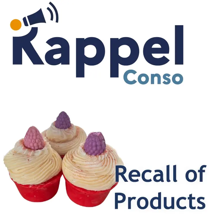 Recall of a bath cupcake from the brand Savonnerie Fleur de Sel - Products